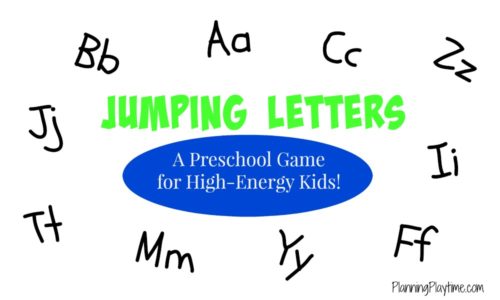 Jumping Letters - Preschool Letter Recognition Game - Planning Playtime