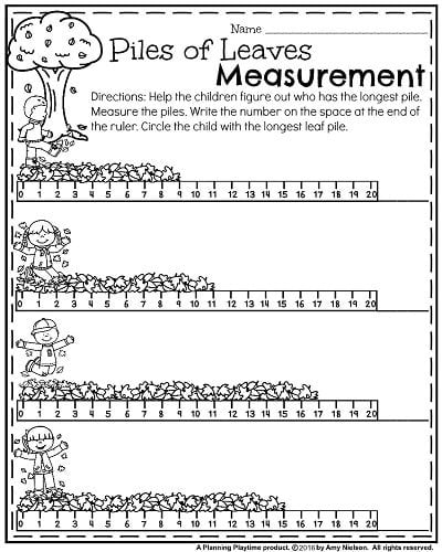 1st Grade Math and Literacy Worksheets with a Freebie! - Planning Playtime