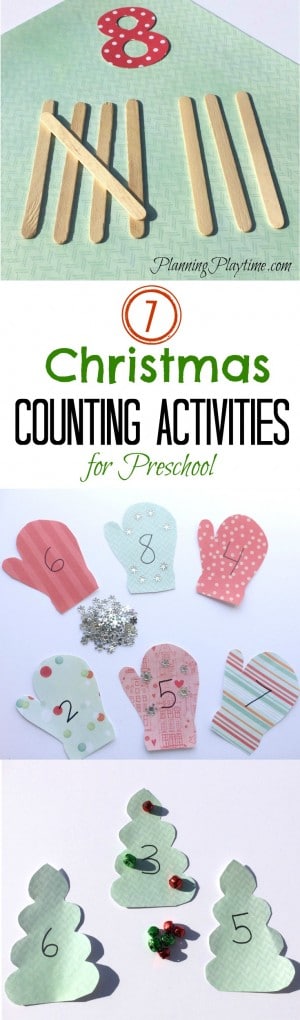 7 Christmas Counting Activities for Preschool - Planning Playtime