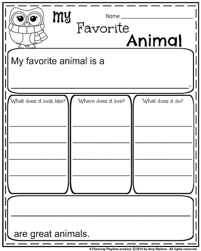 1st Grade Worksheets for January