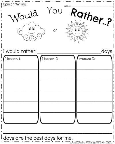 March First Grade Worksheets - Planning Playtime