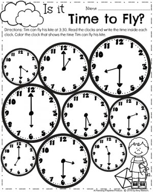 March First Grade Worksheets - Planning Playtime