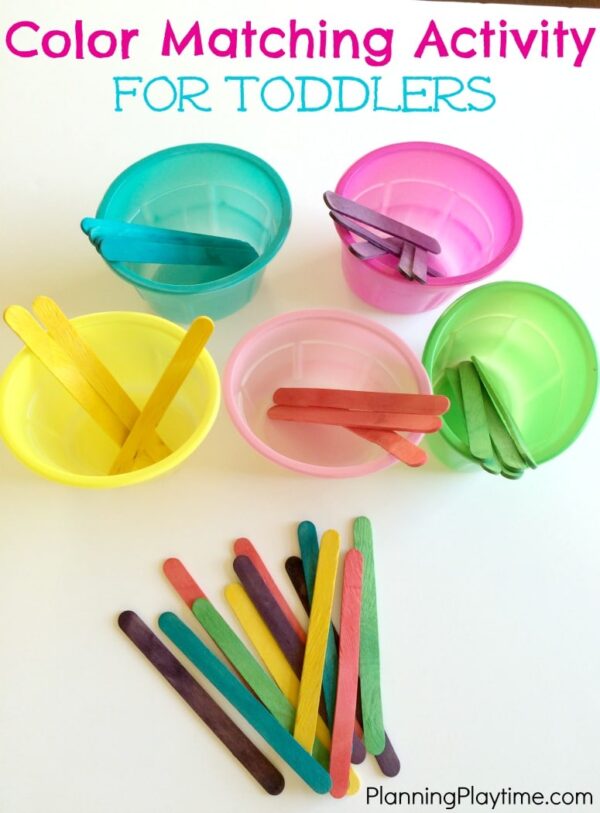 Color Sorting Activity for Toddlers - Planning Playtime