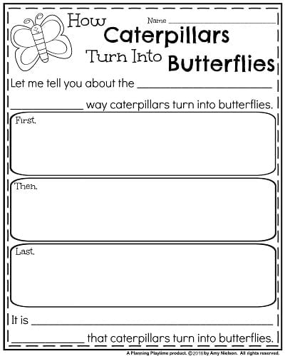 Spring Writing Prompts for First Grade - Planning Playtime