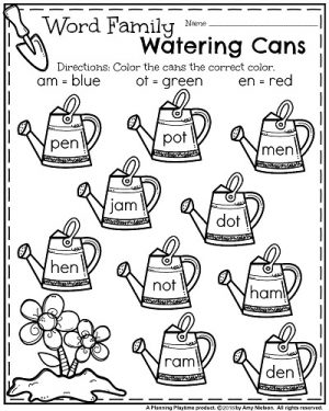 Kindergarten Worksheets for May - Planning Playtime
