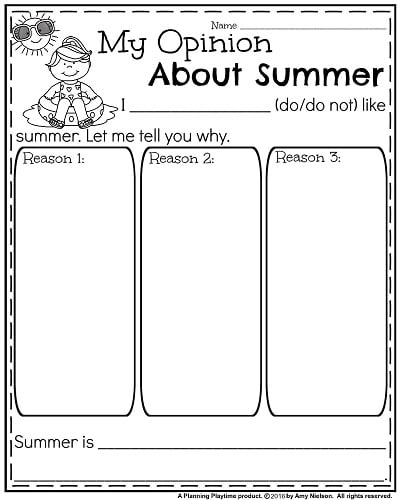 Back to School Writing Prompts - Planning Playtime