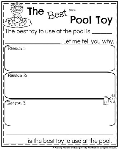 Back to School Writing Prompts - Planning Playtime