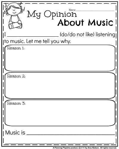 September Writing Prompts - Planning Playtime