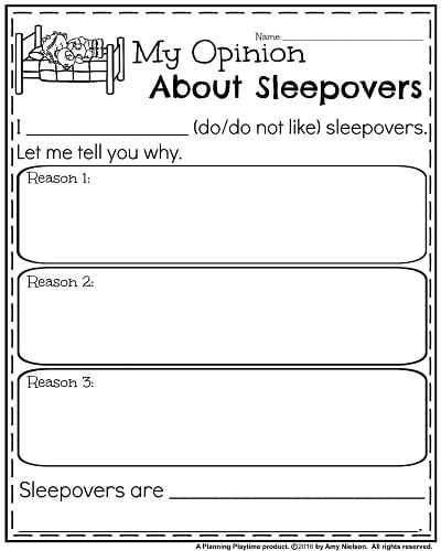 September Writing Prompts - Planning Playtime