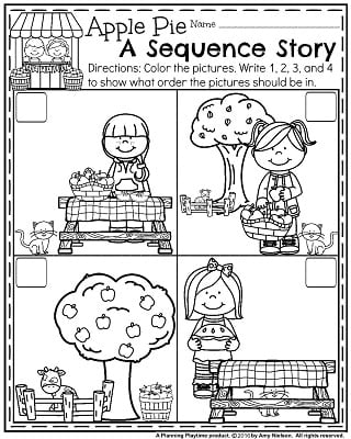 November Preschool Worksheets - Planning Playtime