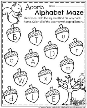 November Preschool Worksheets - Planning Playtime