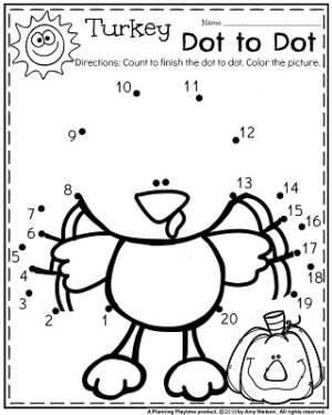 November Preschool Worksheets - Planning Playtime