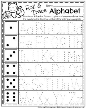 October Preschool Worksheets - Planning Playtime