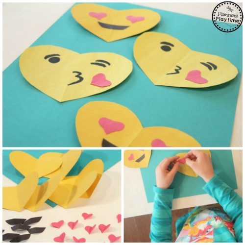 DIY Emoji Valentines for Kids - Planning Playtime
