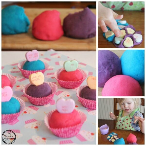 Valentine's Day Playdough Activity for Kids - Planning Playtime