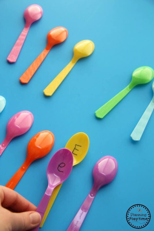 Preschool Letter Matching Game - Planning Playtime
