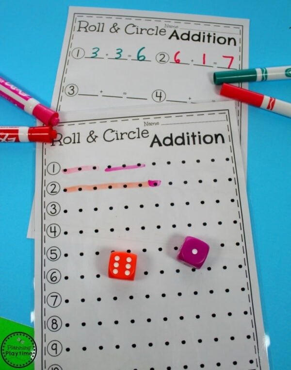 Addition Worksheets - Planning Playtime