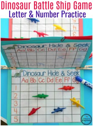 Dinosaur Hide & Seek - Dinosaur Theme - Preschool - Planning Playtime