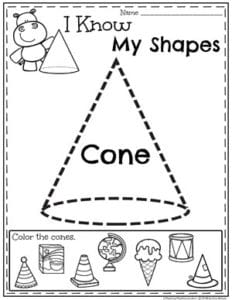 Shapes Worksheets - Planning Playtime