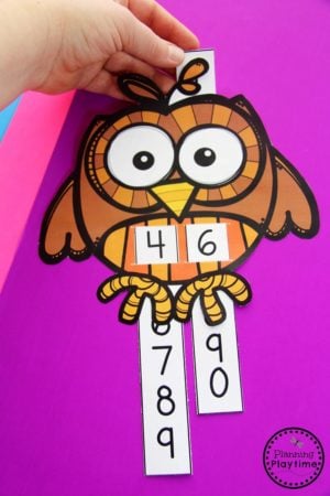 Owl Counting to 100 Craft tens and ones - Counting to 100 Kindergarten ...