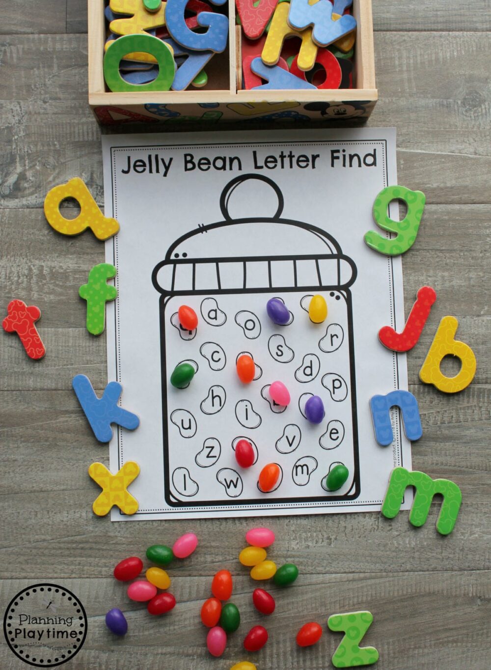 Easter Letter Find - Easter Theme - Preschool - Planning Playtime
