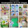 Kindergarten Math - Shapes 2D & 3D - Planning Playtime