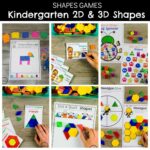 Kindergarten Math - Shapes 2D & 3D - Planning Playtime