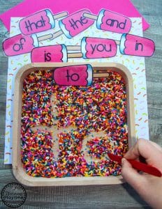 Popsicle Sight Words - Ice Cream Preschool Theme - Planning Playtime
