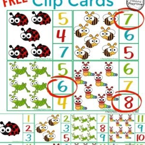 Preschool Counting Centers - Spring - Planning Playtime
