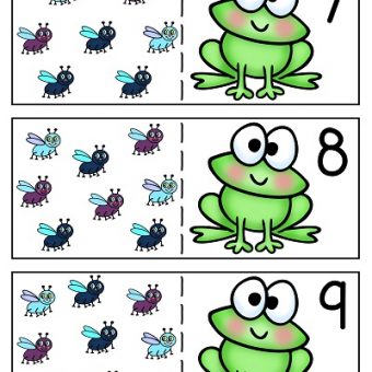 Preschool Counting Centers - Spring - Planning Playtime