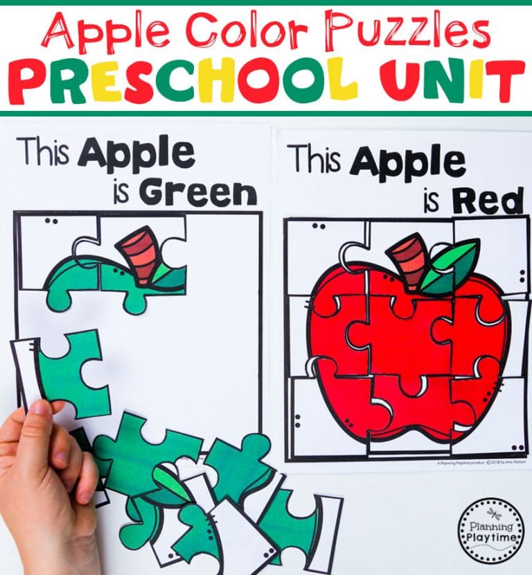 Apple Theme Preschool - Planning Playtime