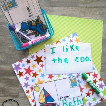 Kindergarten Writing Unit 1 - Planning Playtime
