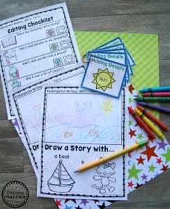 Kindergarten Writing - Planning Playtime