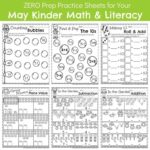 May Kindergarten Worksheets - Planning Playtime