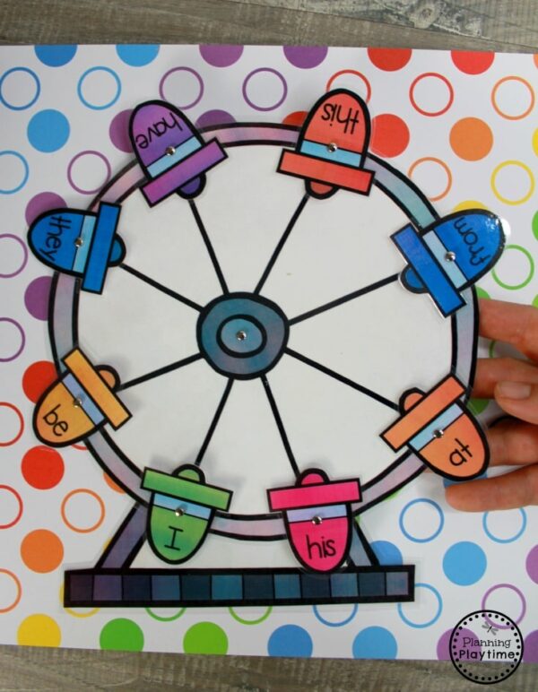 Sight Words for Kindergarten - Planning Playtime