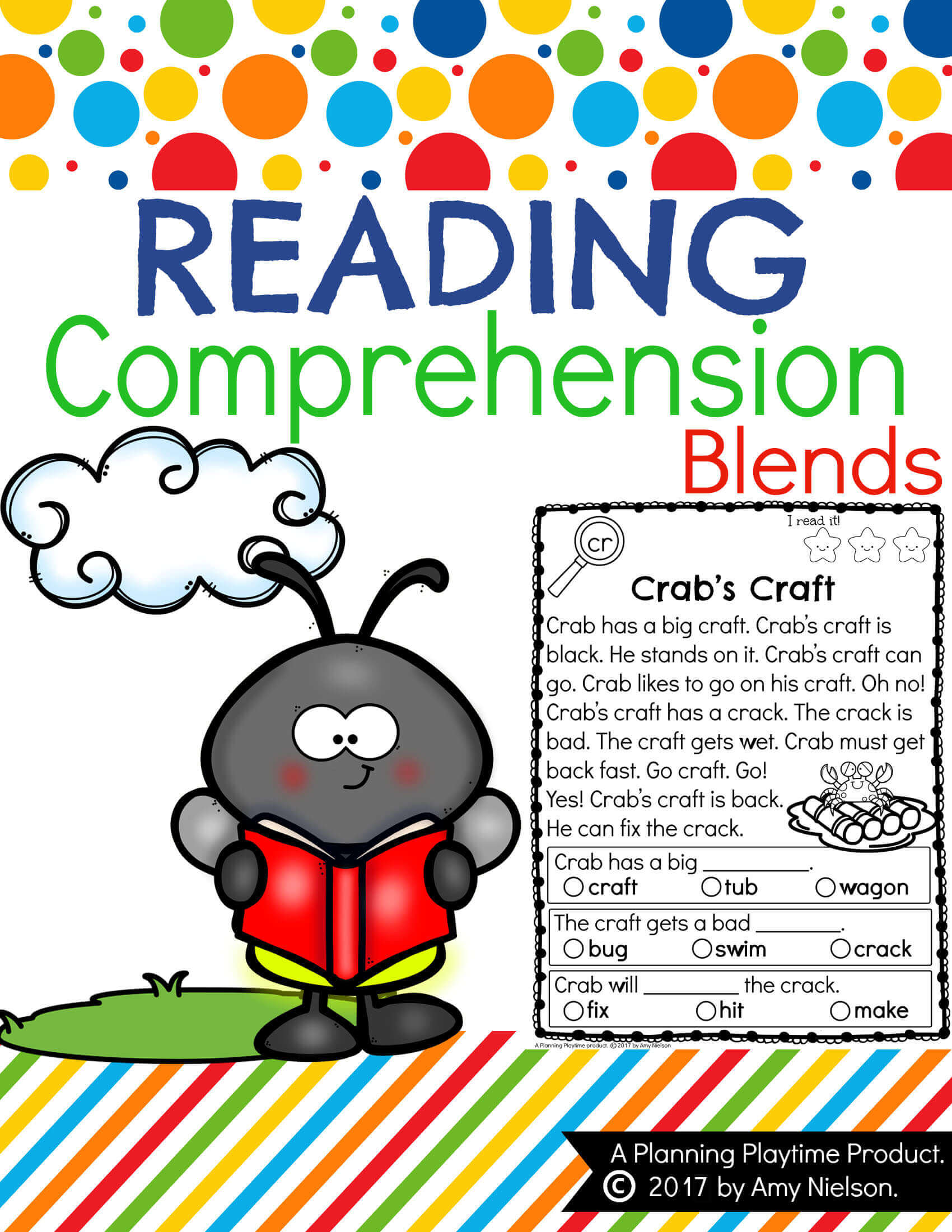 Kindergarten Reading Comprehension #2 - Planning Playtime