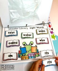 Kindergarten Sight Words - Planning Playtime