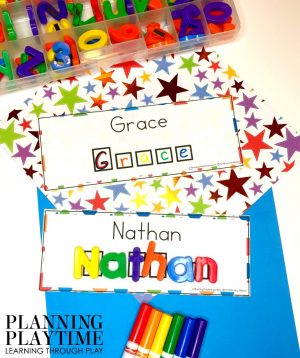 Name Tracing Worksheets - Planning Playtime