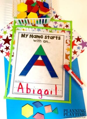 Name Tracing Worksheets - Planning Playtime