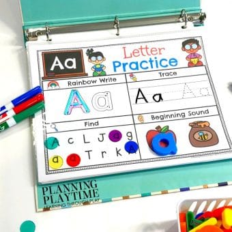 Alphabet Binder - Planning Playtime