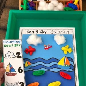 Preschool Counting Mats - Transportation - Planning Playtime