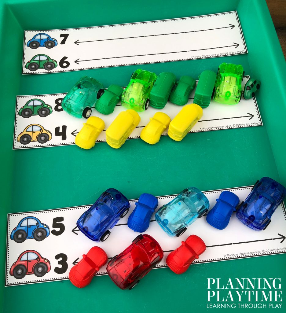 Count and Compare Car Colors - Transportation Counting Mats - Planning ...