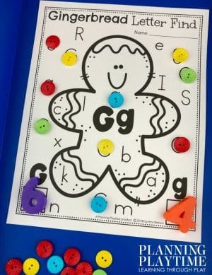 Gingerbread Man Alphabet Activities - Planning Playtime