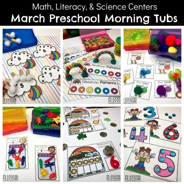 March Morning Tubs - Planning Playtime