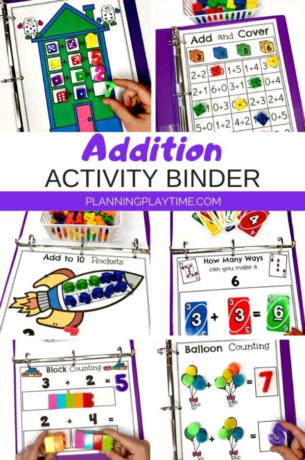 Addition Activities Binder - Planning Playtime