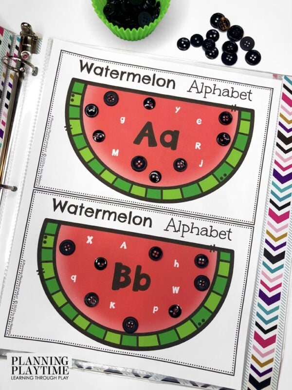 August Preschool Binder - Planning Playtime