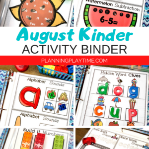 Kindergarten Activities Binder Bundle - Planning Playtime