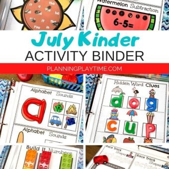 Kindergarten Activities Binder Bundle - Planning Playtime