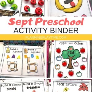Preschool Activities Binder Bundle - Planning Playtime