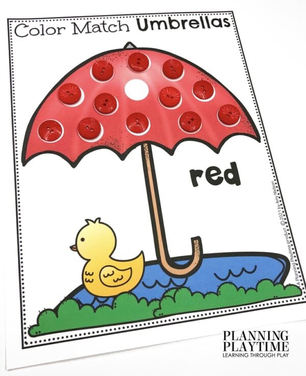April Preschool Binder - Planning Playtime
